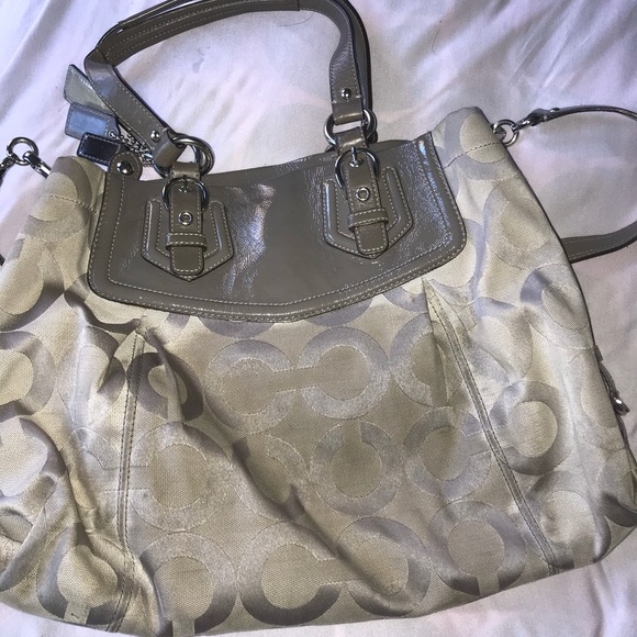 Coach | Bags | Coach Purse Gray | Poshmark